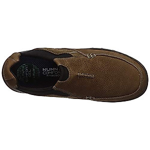 Nunn Bush Men's Quest Slip On Rugged Casual Loafer, Tan Multi, 14 Medium