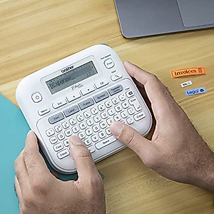 Brother P-Touch PTD220 Home/Office Everyday Label Maker | Prints TZe Label Tapes up to ~1/2 inch, White