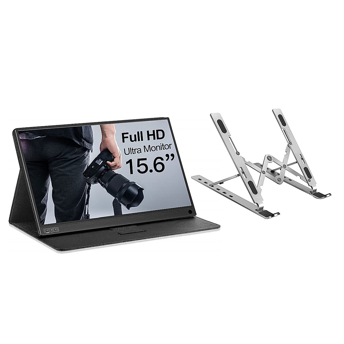 Portable Monitor and Laptop Stand Bundled