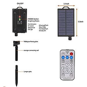 GNIXLING 393.7ft 1000 LED White Christmas Lights Outdoor, Waterproof Solar String Lights for Wedding Garden Patio Restaurant Hotel Commercial Building Shopping Center Christmas. (White)