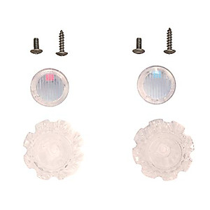 Danco 14884 Pair of Handles for Sterling Faucets, White|Clear