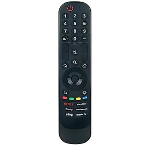 MR23GA Infrared Replace Remote Applicable for LG 2023 C3 B3 G3 Z3 OLED Smart TV OLED83C3PUA OLED65B3PUA OLED77G3PUA OLED77Z2PUA OLED55B3PUA OLED77C3PUA OLED48C3PUA OLED65C3PUA OLED65G3PUA OLED55C3PUA