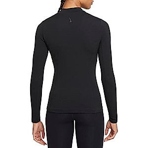 Nike Yoga Luxe Dri-FIT Women's Full-Zip Jacket (X-Small, Black/Dark Smoke Grey)