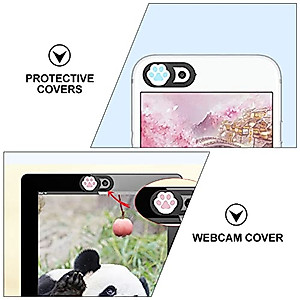 Computers Laptops Computer Camera Cover 6Pcs Cat Claw Style Webcam Covers Anti- Peeping Covers Privacy Covers Computers Laptops Anti- Peeping Covers