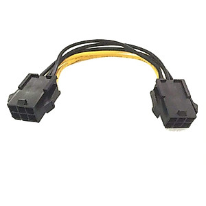 Zahara 11Pin Female to 9Pin Male Replacement for Lenovo Motherboard USB Converter Cable （Length：5inches / Pin spacing 2.54mm ） (6Pin)