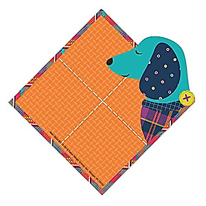 Eureka Multicolor Plaid Dog Themed Square Bulletin Board and Classroom Decorations, 36pcs, 5.5'' x 5.5''