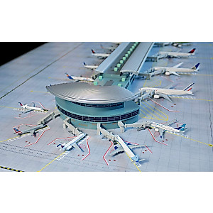 GJARPTC Airport Terminal Double ROTUNDA GEMGJARPTC 1:400 Gemini Jets Airport Terminal with 22 Gates (pre-Painted/pre-Built)