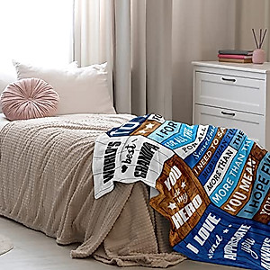 Grandpa Gifts,Gifts for Grandpa,to My Grandpa Blanket 60”x50”,Grandpa Birthday Gifts,Gift for Grandpa,Great Grandpa Gifts from Grandchildren Granddaughter Grandson,Best Gifts for Grandpa