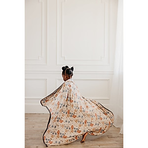 Copper Pearl Three-Layer Baby Blanket: Soft Baby Quilts for Boys and Girls | Breathable, Cozy, Toddler Blanket | Baby Quilt for Newborns | 46x46 Premium Polyester/Rayon | Eden