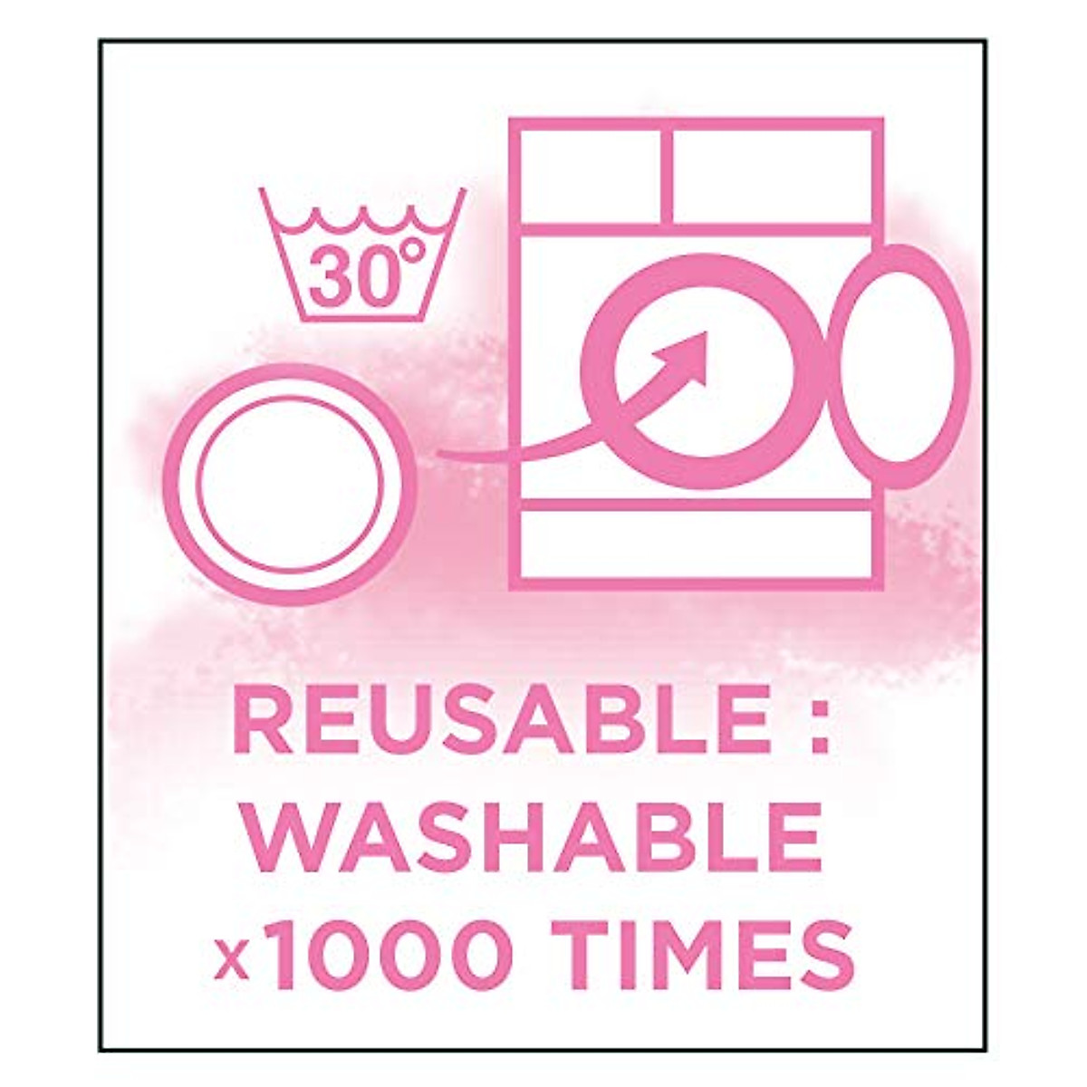 Garnier SkinActive Micellar Cleansing & Makeup Remover Eco Pads, Ultra-soft Reusable Microfiber Pad, 3 Count (Packaging May Vary)