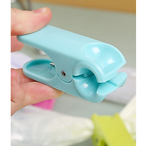 12 Pack Large Chip Bag Clips Set, Wmiwulien Assorted Sizes Food Bag Clips, Chip Clips, Plastic Heavy Seal Grip