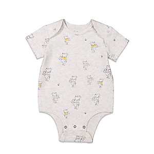 Disney Winnie the Pooh Newborn Baby Boys 3 Pack Bodysuits 0-3 Months