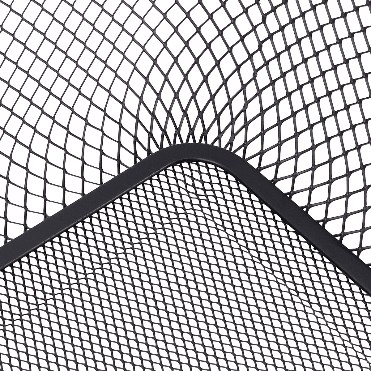 IBERG Metal Wire Basket with Handles Multi-Functional Hanging Basket - Solutions for Kitchen, Garden and More (Black)