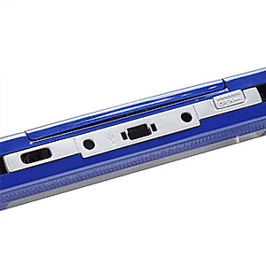 Pomya Full Housing Case Coverfor PSP, Replacement Anti-drop Shell Set with Buttons Kit for PSP 1000 Replacement Shell(Blue)