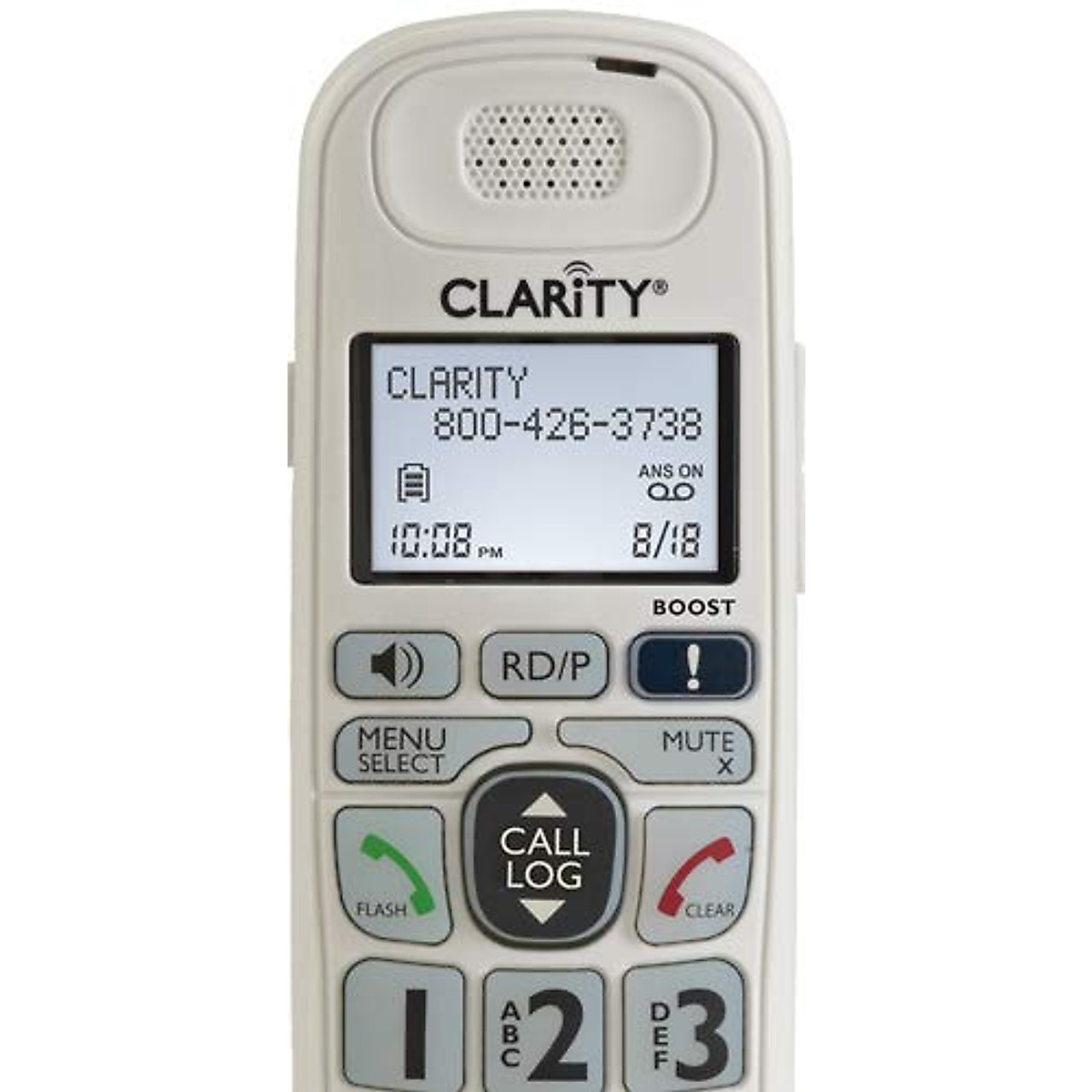 Clarity D714 Moderate Hearing Loss Cordless Phone with D704HS Expandable Handsets (D714 with (2) D704HS)