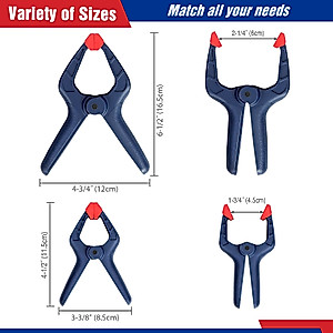 WORKPRO Pneumatic Brad Nailer+WORKPRO 8-Piece Clamp Set for Woodworking