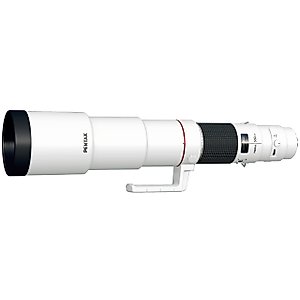 Pentax 560mm f/5.6-45 Super-Telephoto Fixed Zoom Camera Lens, White (HD PENTAX-DA 560mm F5.6ED AW)