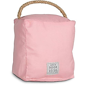 Pavilion Gift Company Open Thank Heaven for Little Girls Pink Door Stopper Baby Room Decoration