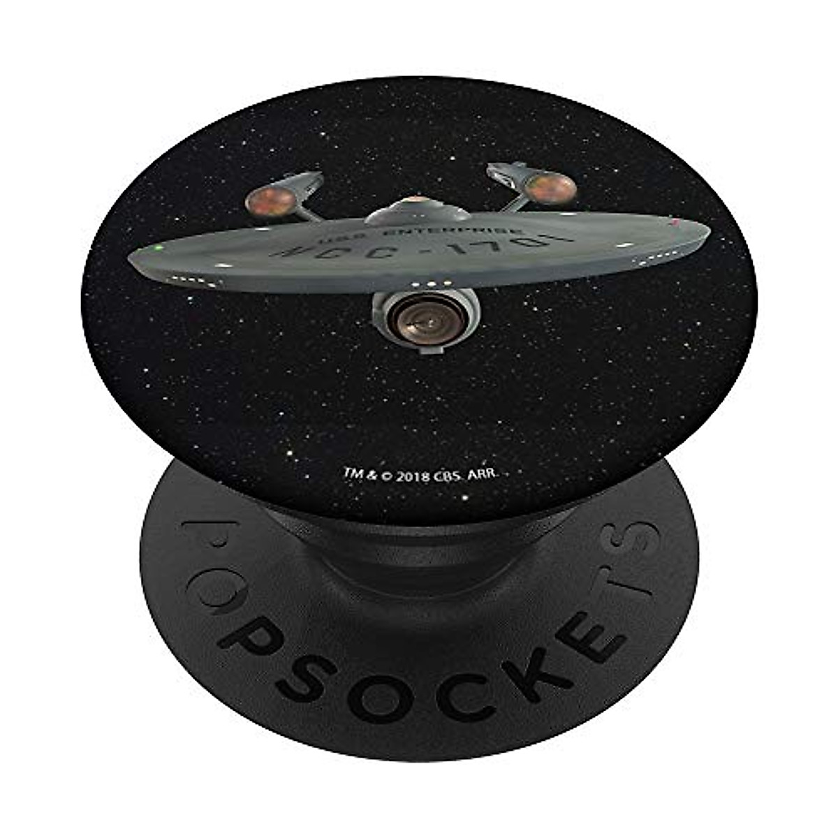 Star Trek U.S.S. Enterprise In Space Portrait PopSockets PopGrip: Swappable Grip for Phones & Tablets