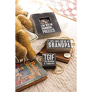 Primitives by Kathy Classic Box Sign, 3" Square, TGIF Grandma
