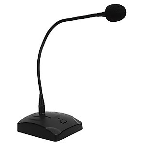 EBTOOLS Wired Microphone, 360 Degree Omnidirectional Highly Sensitive Noise Reduction Desktop Microphone, with 5m XLR Cable, Suitable for Meetings, Voice, Games, Karaoke