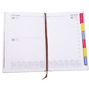NOLITOY 3pcs 2024 Agenda Book Dated Agenda Planner Notebook for Work Daily Agenda Notebook 2024 Daily Organizer Academic Year Calendar 2024 Year Notepad Office Supplies Spiral Dating Paper