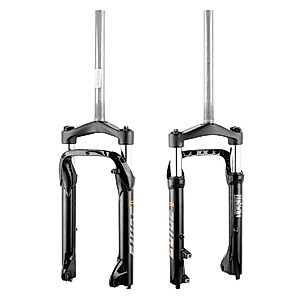 RST Syvrac Electric Bike Snow Bike 20inch Forks Aluminum Alloy for 4.0’’ tire Snow Mountain Bike Spread 135MM Bicycle Fat Suspension Fork