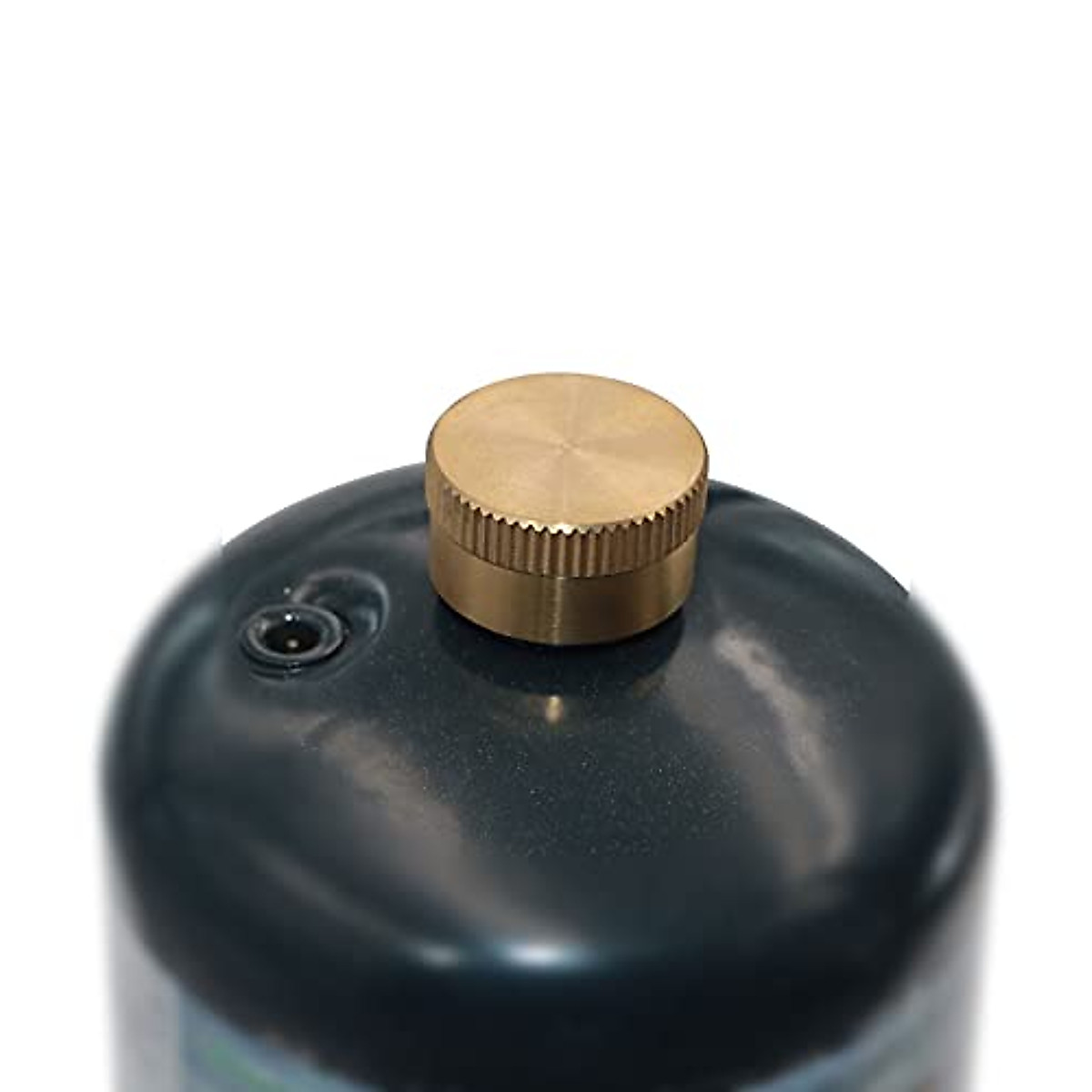 KEXMY Meter Star Pack of 4 Universal Camping Solid Brass Cap 1 LB Propane Bottle Cap Small Gas Tank Cylinder Cap - 4 pcs