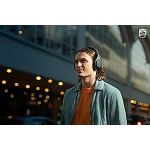 Philips H8506 Over-Ear Wireless Headphones with Noise Canceling Pro (ANC) and Multipoint Bluetooth Connection, 60 Hours Playtime, (TAH8506BK/00)