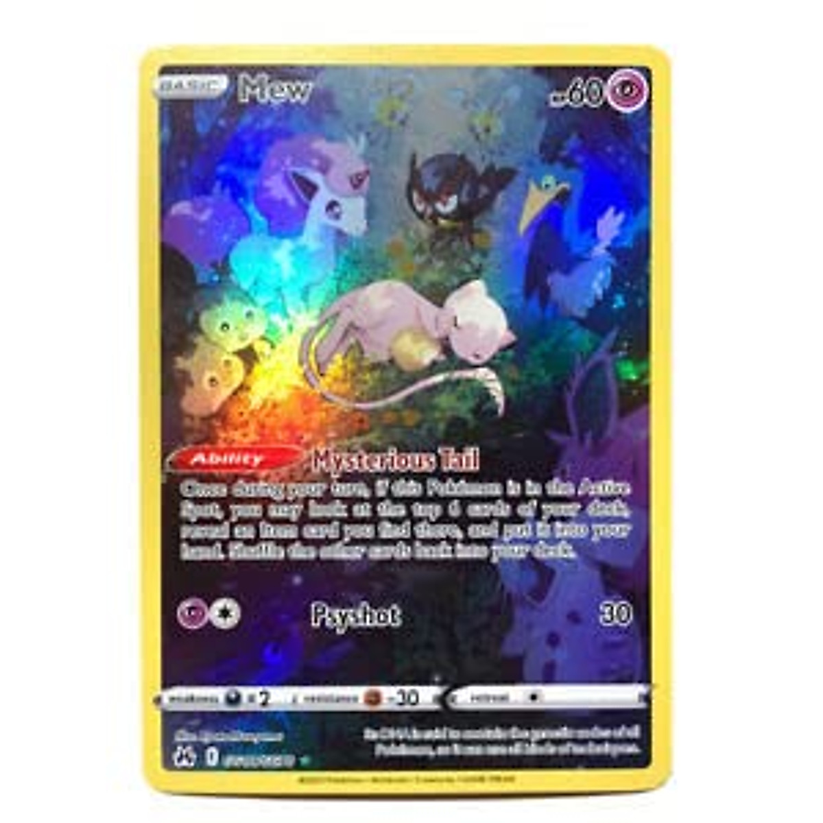 Pokemon - Mew GG10/GG70 - Crown Zenith - Galarian Gallery - Holo Rare Card
