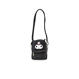 TUMPETY Anime Doll Cosplay Light Blue Bag Kawaii Mini Backpack Cute Back Pack Girl Handbag (Black)