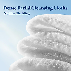 ITO Disposable Face Towel, 70 Count Ultra-Soft 1-Second Quick-Dry Face Towels, Gentle for Sensitive Dry Oily Skin, Facial Towels for Daily Cleansing Makeup Removal (1 Pack)