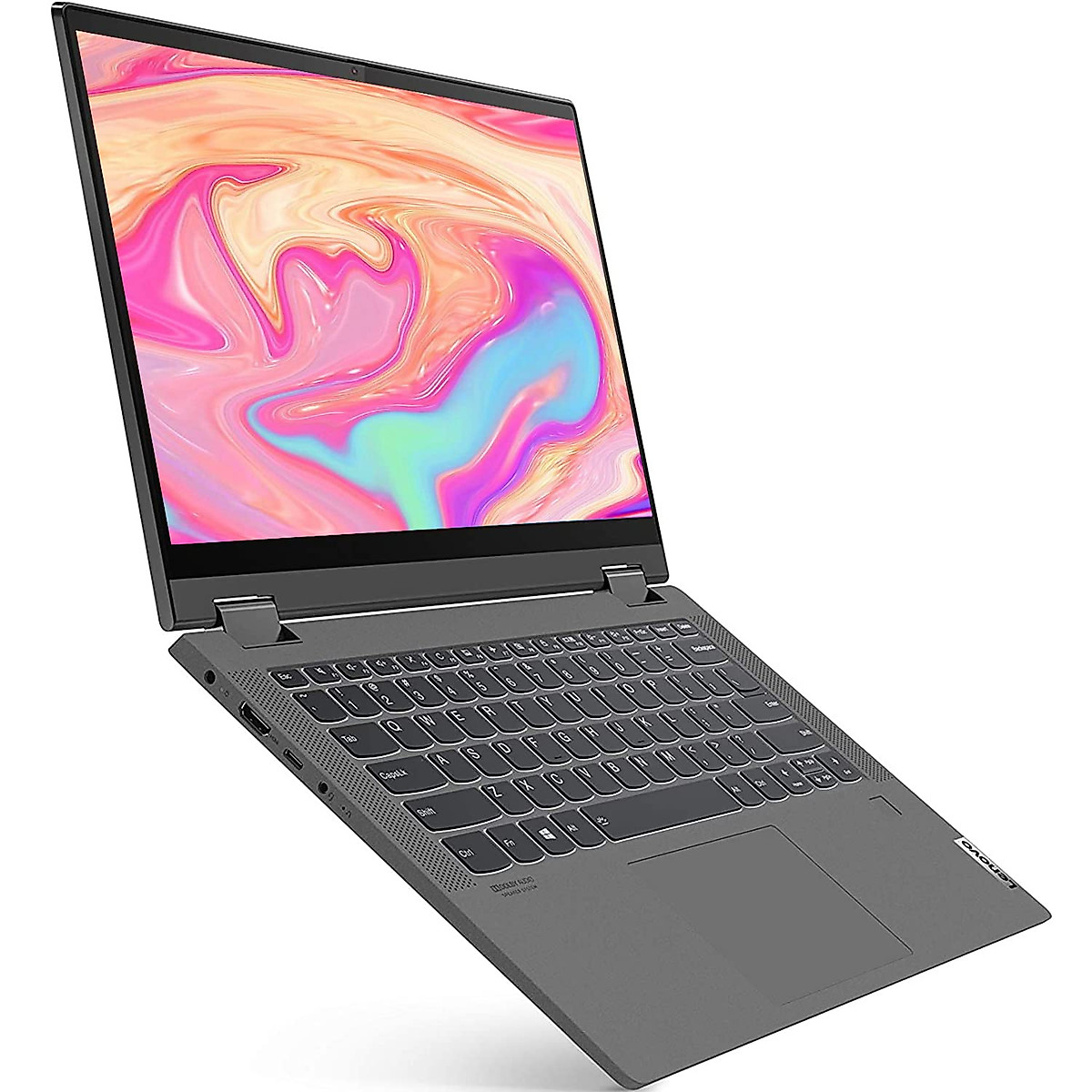 Lenovo Flex 5 2-in-1 Laptop, 14" 2.2K (2240 x 1400) IPS Touchscreen Display, AMD Ryzen 7 5700U (Beats i9-10885H), Backlit Keyboard, Fingerprint Reader, Windows 11 (16GB RAM | 1TB PCIe SSD)