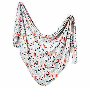 Copper Pearl Large Premium Knit Baby Swaddle Receiving Blanket Leilani