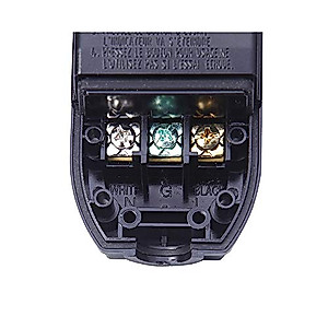 GFCI Replacement Plug for Pressure Washer Pool Pump 15Amp 3 Prong Circuit Breaker Outdoor Waterproof Auto-reset 120V