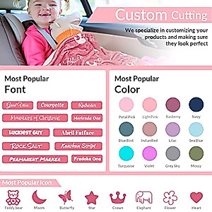 Personalized Baby Blankets for Girls with Name - Baby Boy Newborn Soft- Customized Blankets (30-40in)