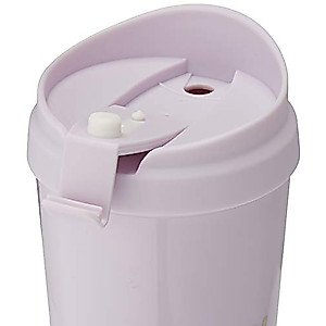 Kate Spade New York 16 Ounce Insulated Travel Mug, Purple/Gold Double Wall Thermal Tumbler for Coffee/Tea, Actually I Can