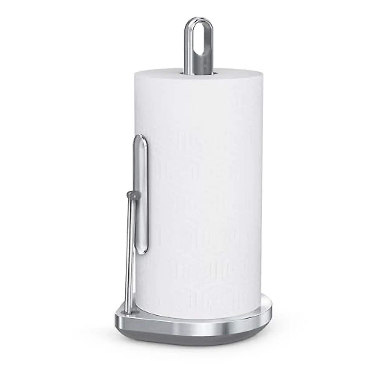 simplehuman Standing Paper Towel Holder with Spray Pump, Brushed Stainless Steel