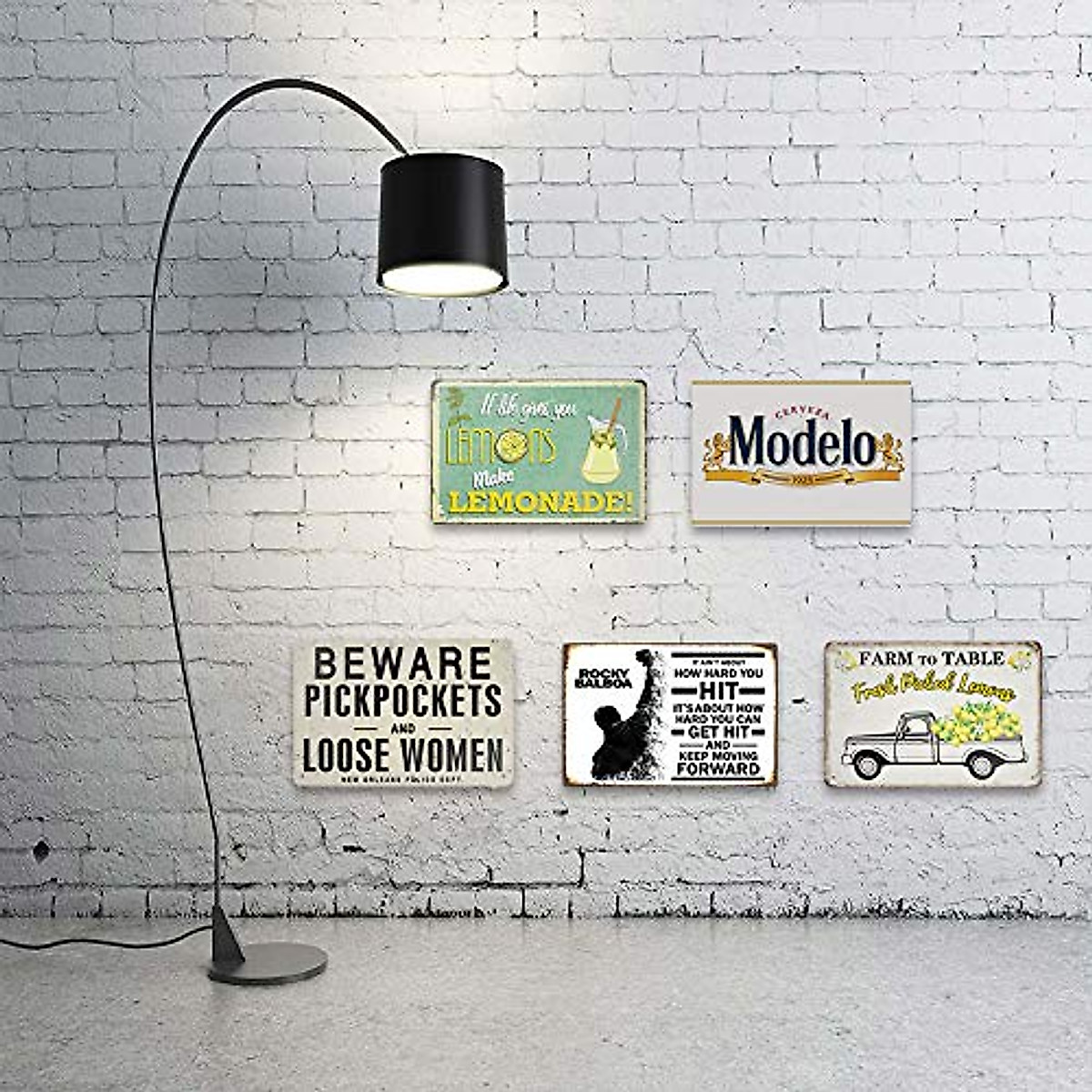 MeowPrint If Life Gives You Lemons Make Lemonade Tin Signs 12 x 8Inch