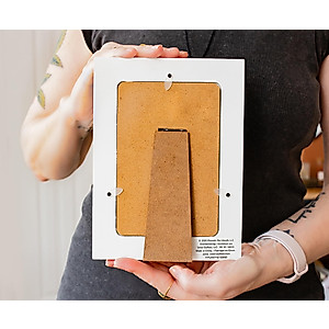 Silver Buffalo Peanuts Snoopy Woodstock Keep Looking Up Photo Picture Frame, Blue, 4 x 6 Inches