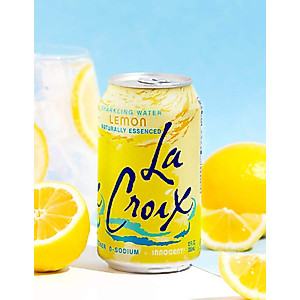 LaCroix Sparkling Water, Lemon 8pk, 12 Fl Oz (pack of 8)