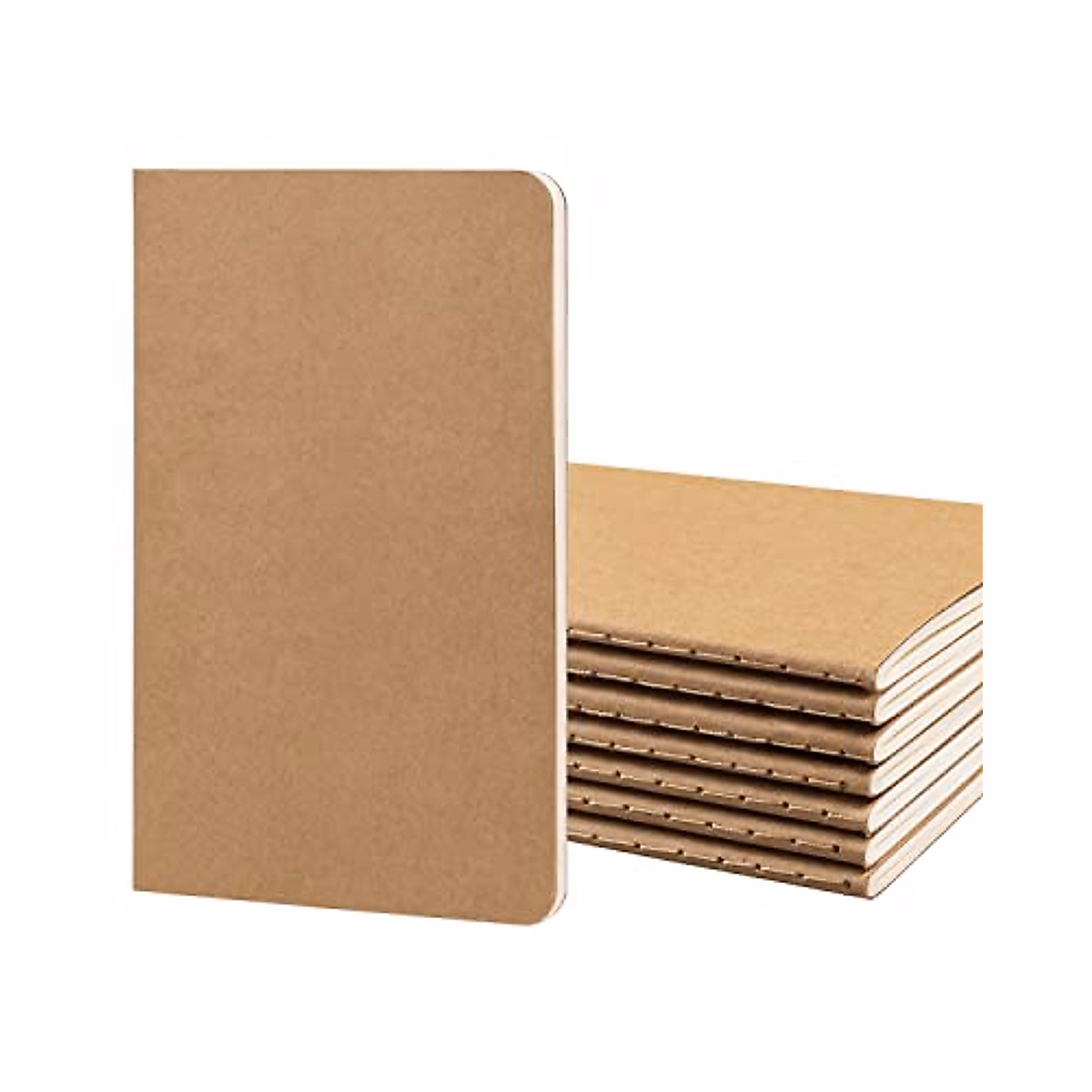 WeLiu Pocket Notebook Mini 8 Pack Notebooks 3.5 x 5.5 Inches Lined Small Journal Memo Notepad