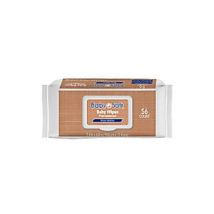 Baby Wipes, Baby Soft Shea Butter 8 Flip top packs (448 Wipes Total).