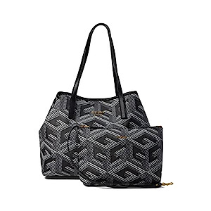 GUESS Vikky Tote Black Logo One Size