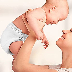 Tudomro 50 Count Birdseye Cloth Diapers for Babies Reusable Baby Diapers Cloth Large 27 x 27 Inch Cotton Baby Diapers Reusable Burp Cloths for Babies Boy Girl Toddlers