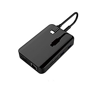 High-Speed 9 In 1 Multi-port USB C Dual HDMI Adapter With Ethernet Port 2 USB 3.0 Ports 1080P VGA PD Charging 3.5mm Audio Support SD Card Reader Compatible For Flash Drive Laptops And More USB Hub Ada