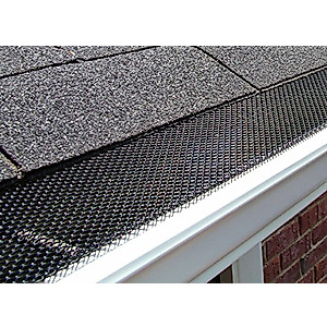 Amerimax Home Products 636025 Lock-In Gutter Guard, Black, 25 Count (Pack of 1)