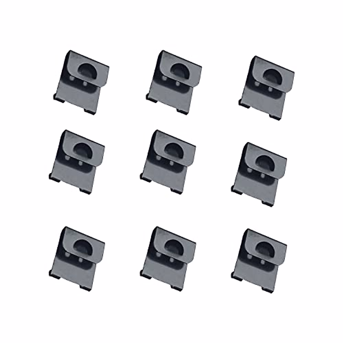 100 Pack Photo Frame Hanging Clip S Hook Back Plate Photo Wall Hanger Stencil Plate Hook Sturdy Serrated Clip ，for Frames and Paintings