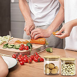 32 Oz Glass Jars With Lids 3 Pcs 32oz Glass Container Glass Food Storage Jars Food Storage Jars Bamboo Lid Storage Containers Glass Storage Jars Glass Food Storage Containers With Bamboo Lids Pantry