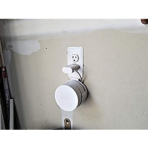 Dot Genie Google WiFi Pro Outlet Holder Mount [Old and New 2020 Version]: The Strongest, Most Versatile Mount Stand Holder for Google WiFi. Great for Home and Businesses! Still No Screws! (1-Pack)
